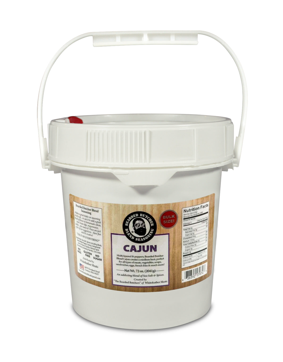 Bearded Butcher Blend Seasoning Cajun Bulk Bucket or Bag — GOSPEL BBQ