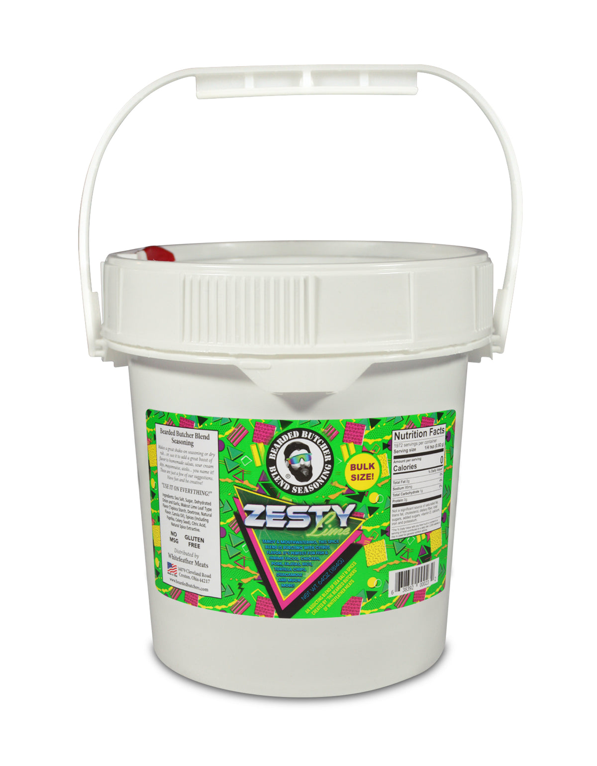 Bearded Butcher Blend Seasoning Zesty Lime Bulk Bucket or Bag — GOSPEL BBQ